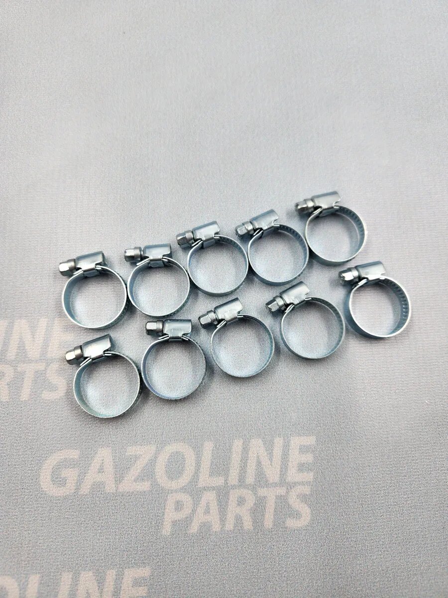 Хомут TECHNIK 16-27, 10 штук, для грузовых и легковых автомобилей