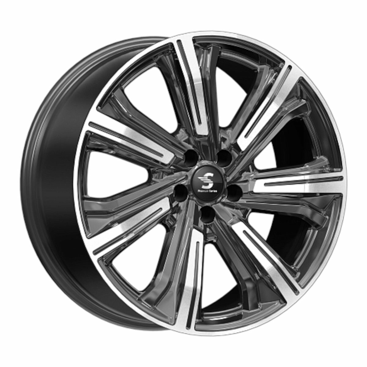 Диск литой СКАД Premium Kleemann (КР1067) 8,5\R20 5*120 ET45,5 d62,5 Diamond quartz [83290] Fb max 975 kg