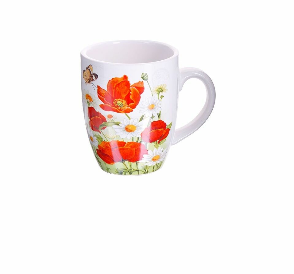 Кружка 310 мл Маки