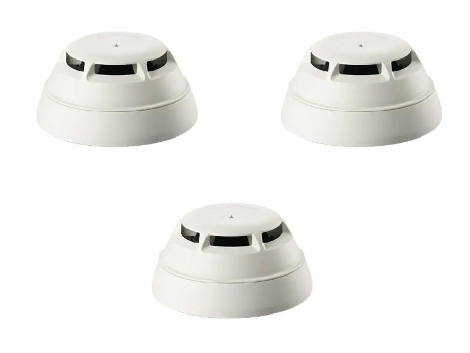 Комплект из 3 шт. Извещателей дымовых, оптических "Siemens OP720"!