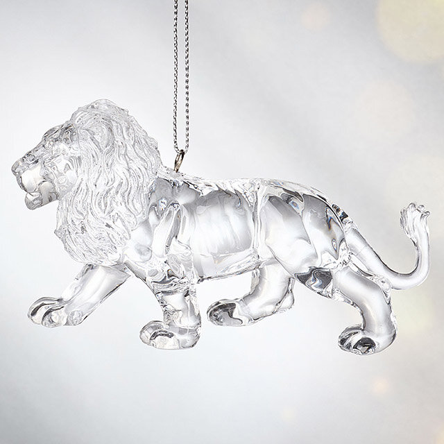 Елочная игрушка Лев Карлайл - Хранитель Ледовых Джунглей 11 см, подвеска, Forest Market, 140052