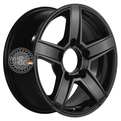 Диск автомобильный литой Khomen Wheels KHW1614 (Niva 4x4) 16x6.5 5x139.7 et40 dia98.5 Black