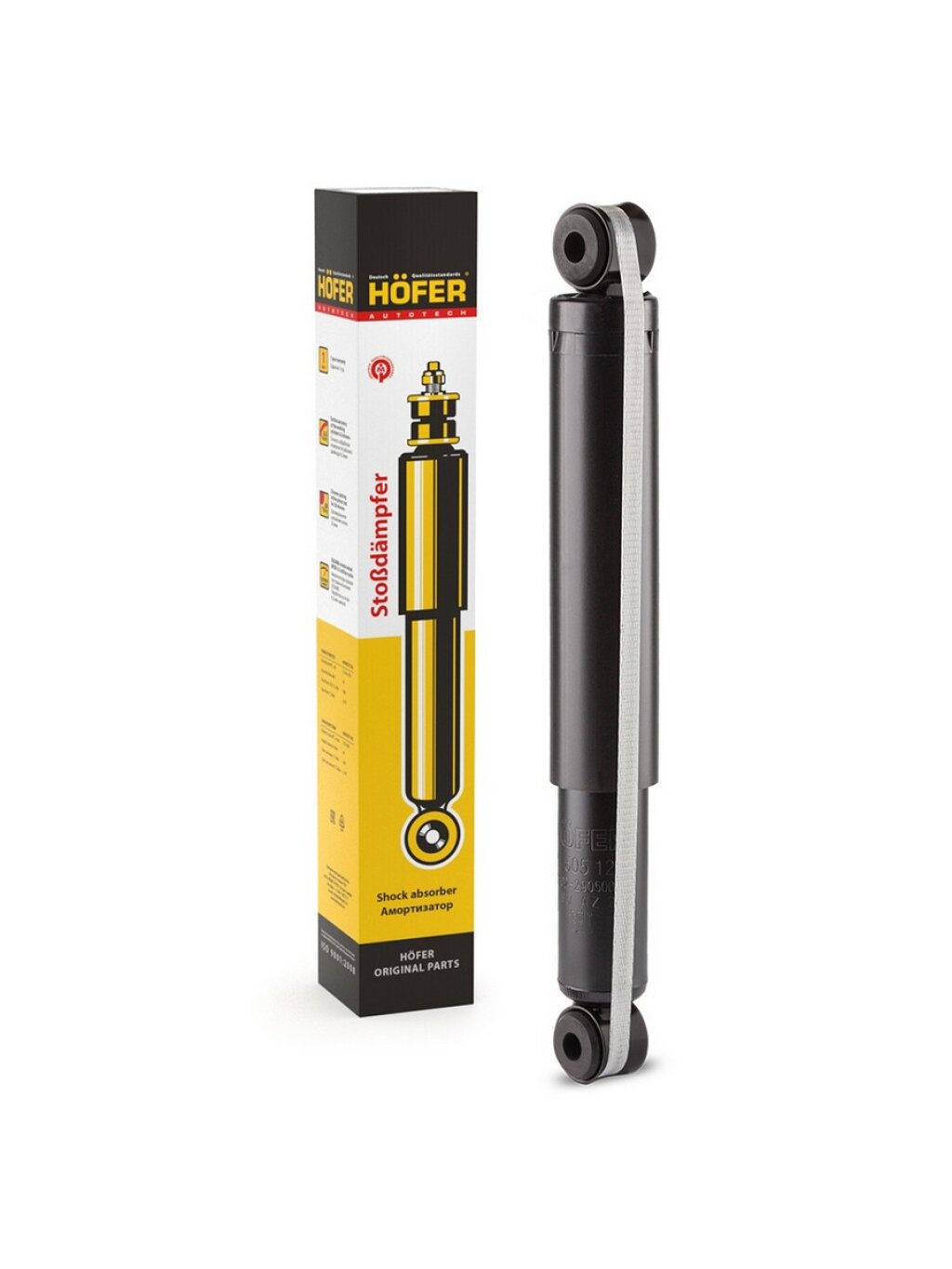 Амортизатор передний/задний газовый Hofer HF 505 128 для а/м ГАЗель 3302