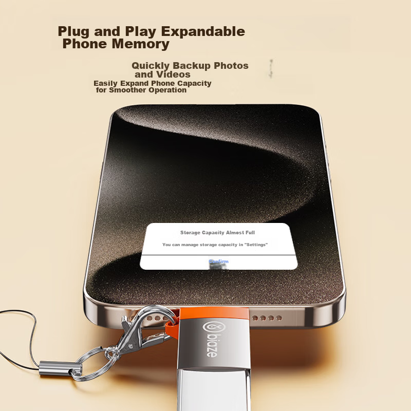 Biaze, Apple OTG Adapter, Supports USB Flash Drive Lightning to USB Converter Interface, for IPad Tablet IPhone, External USB Drive/mouse/keyboard