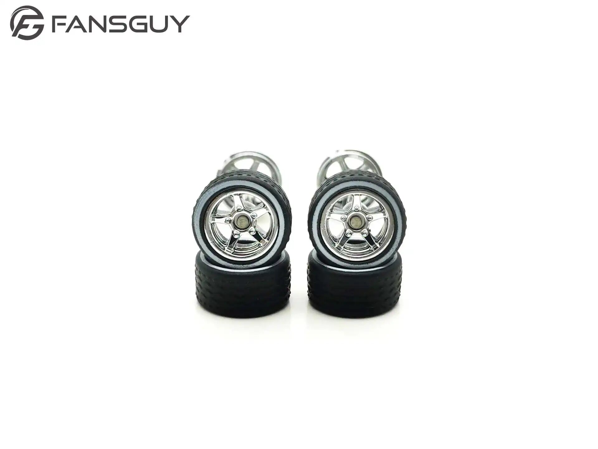 FANSGUY Колеса для моделей автомобилей 1/64 WSSC-F Silvering 1