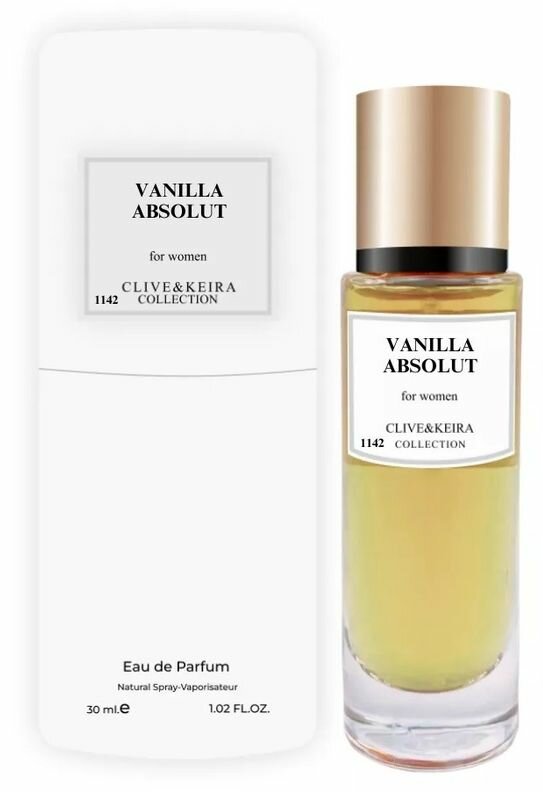 Туалетная вода CLIVE KEIRA № 1142 VANILLA ABSOLUT стойкие турецкие духи парфюм для женщин
