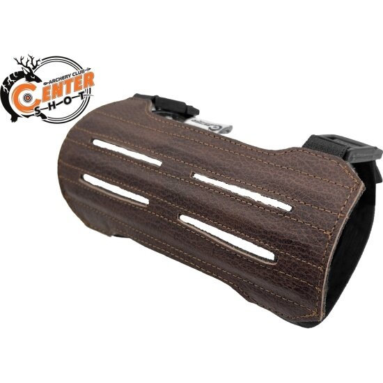 Крага Centershot 19см (кожа) коричневая