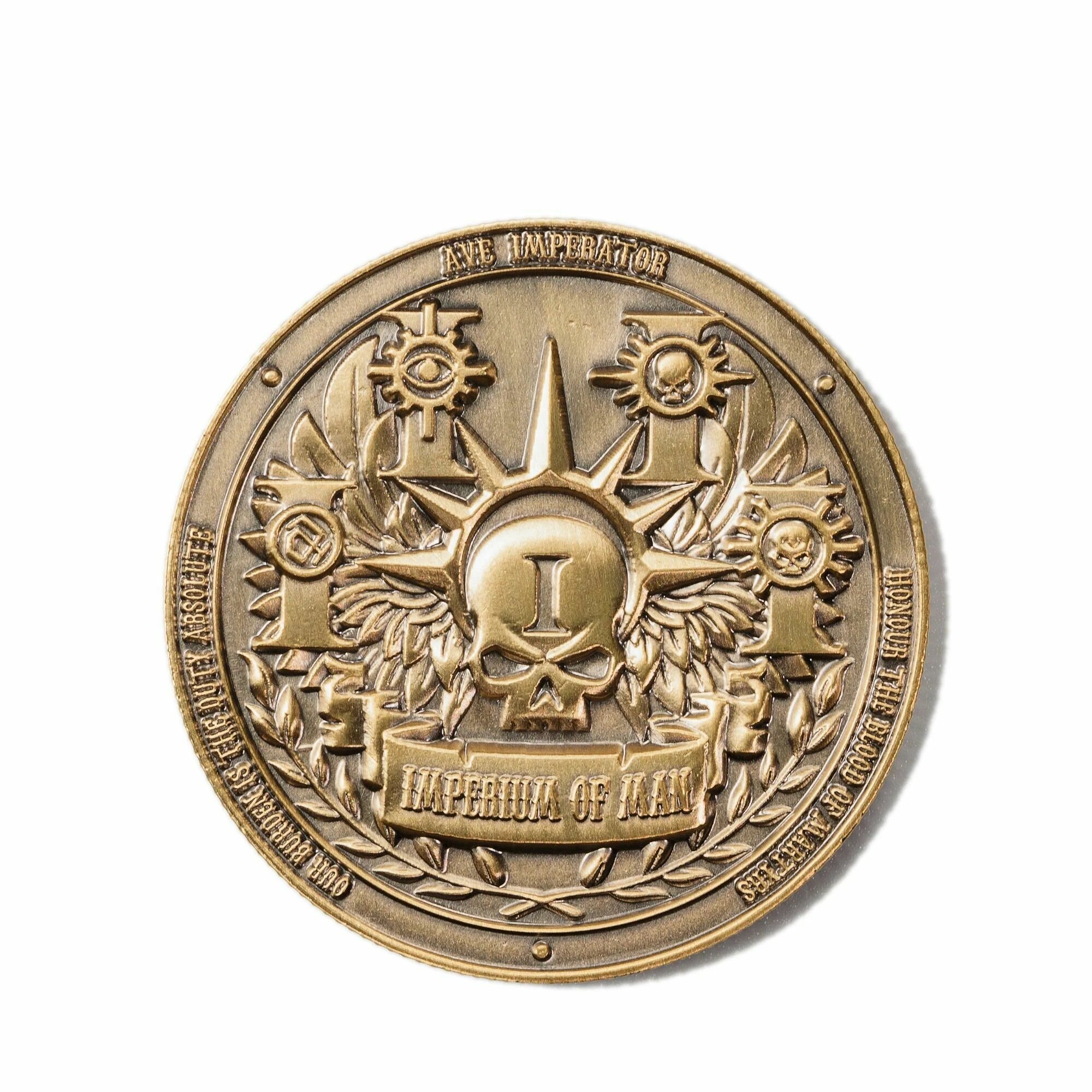 Warhammer 40K Imperium Aquila памятная коллекционная монета / Warhammer 40K Imperium Aquila commemorative collectible coin