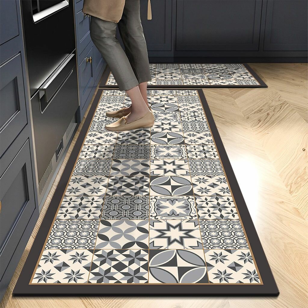 Наноковрики для пола, используемые на кухнях, обладают высоким водопоглощением и нескользящими свойствами.60*150 см