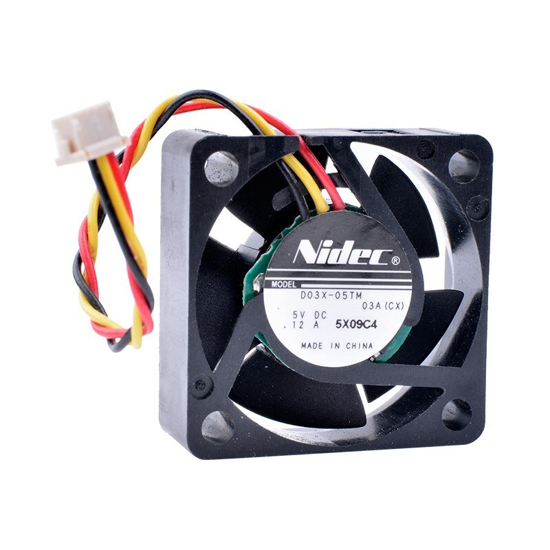 Nidec D03X-05TM DC5V 0.12A Miniature Вентилятор охлаждения