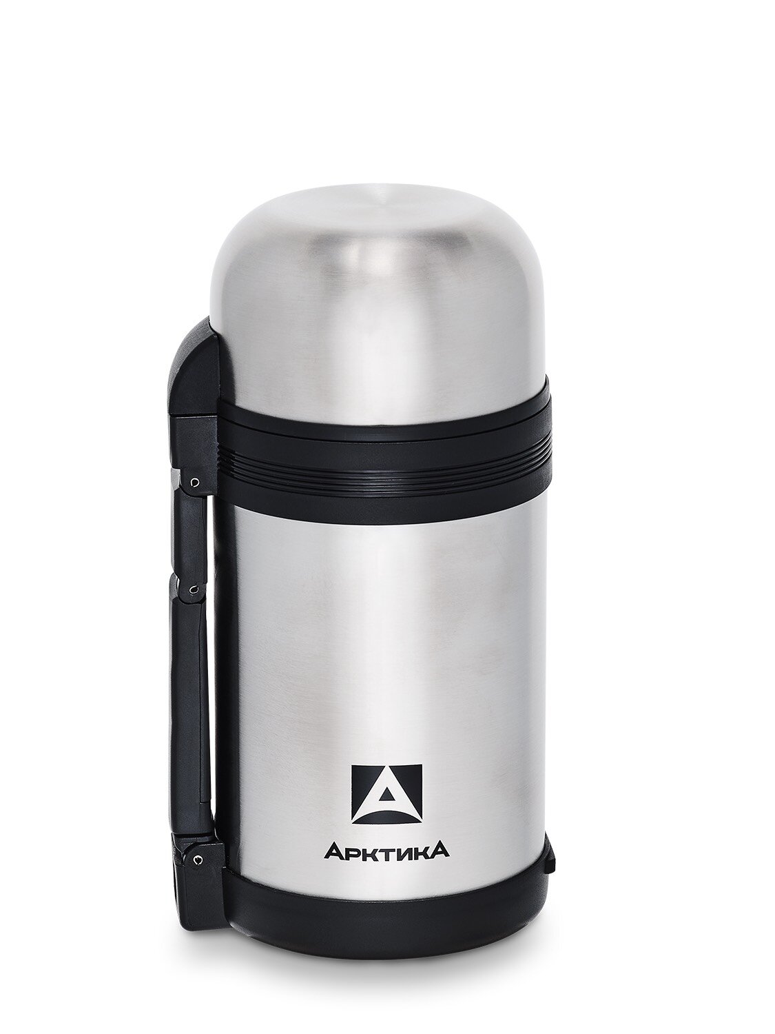 Термос Арктика 1л стальной 201-1000 со складной ручкой