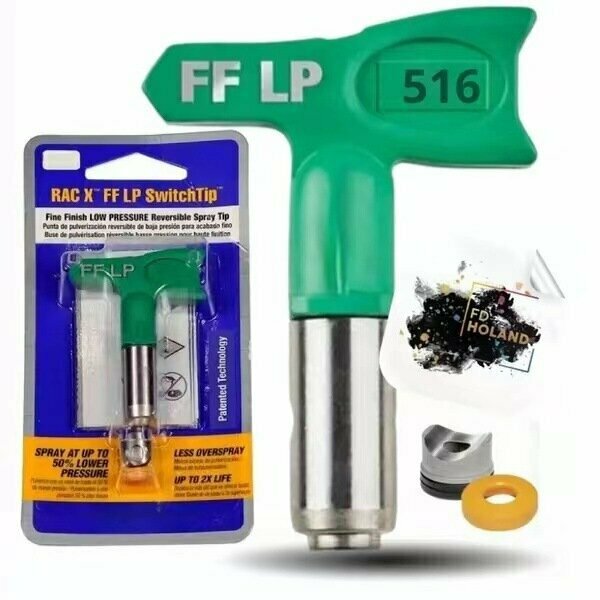 Сопло FFLP514 для безвоздушного распылителя: ультратонкое, низкое давление, финишная отделка