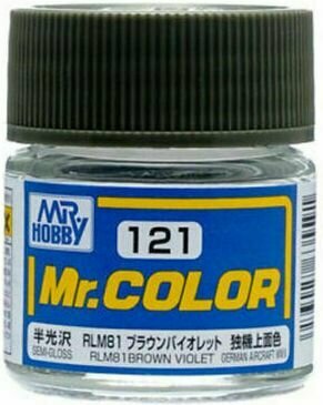 C121 краска художественная т. м. MR.HOBBY 10мл RLM81 BROWN VIOLET