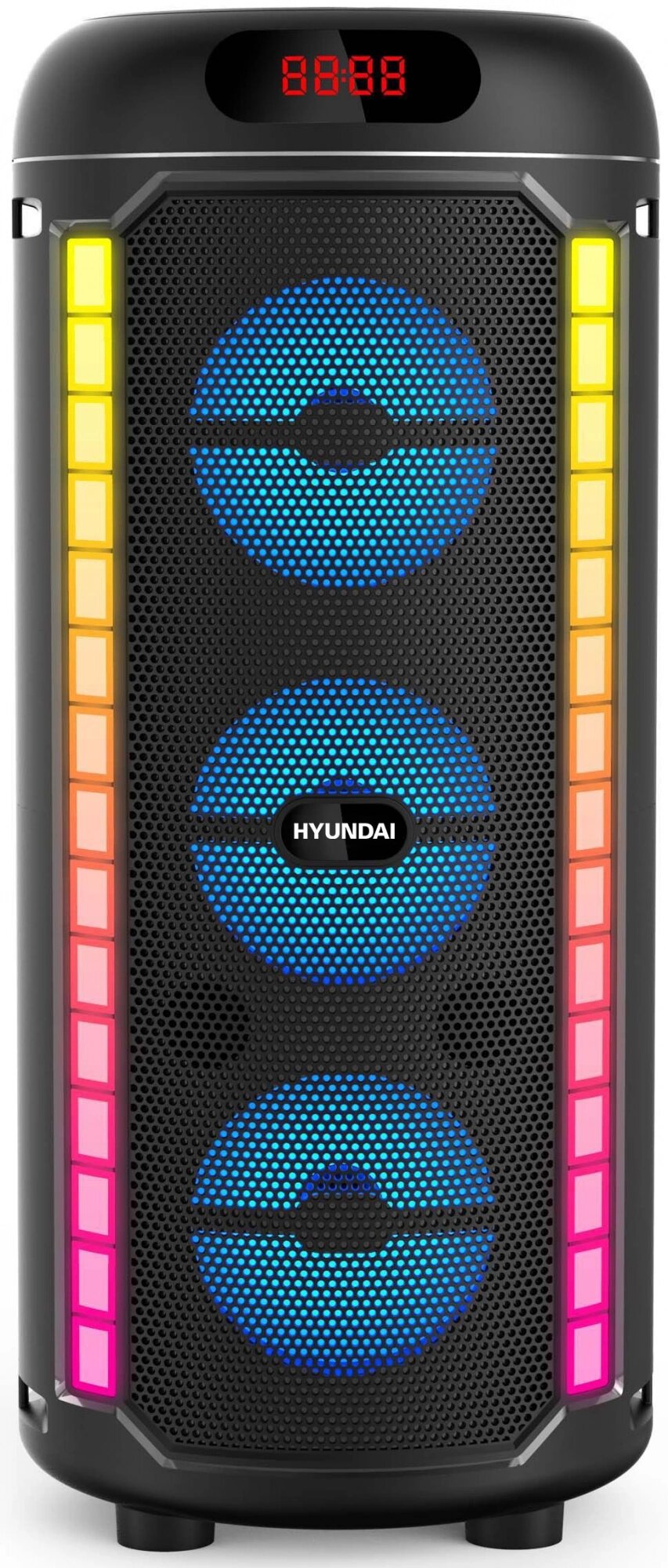 H-MC1221 / Музыкальный центр Hyundai H-MC1221, 15Вт, Bluetooth, FM, USB, SD/MMC, черный,