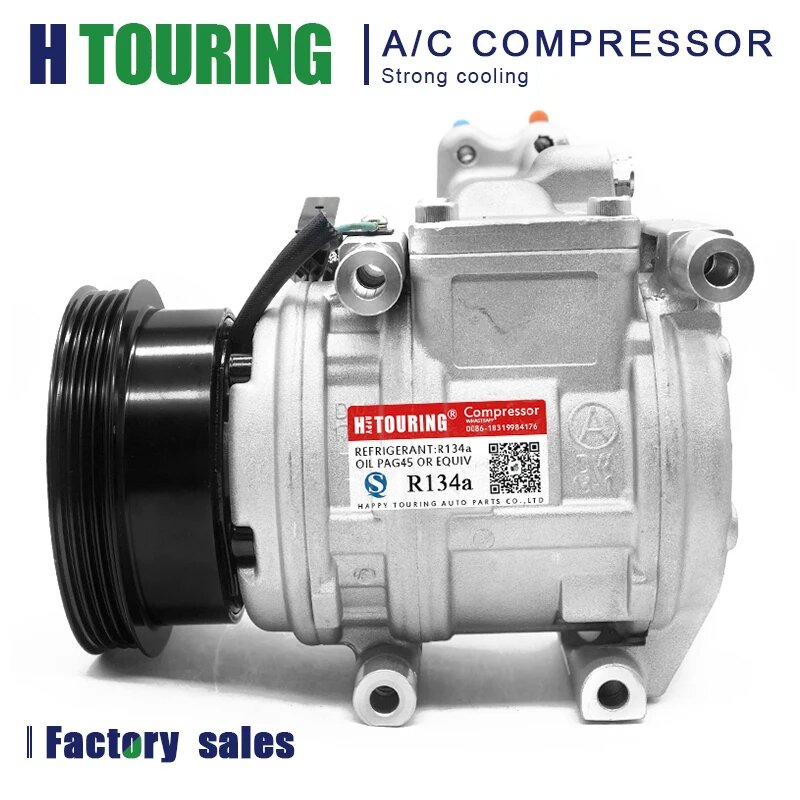 Компрессор кондиционера переменного тока 10PA15C для Kia Sportage Hyundai Tucson 2007 2008 2009 977012 E400 97701-2E400 978012 E000 97801-2E000 12В