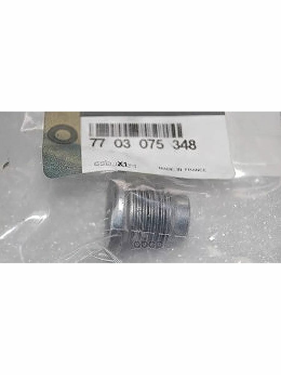 Болт слива масла M16x1.5 ключ 8 RENAULT 7703 075 348