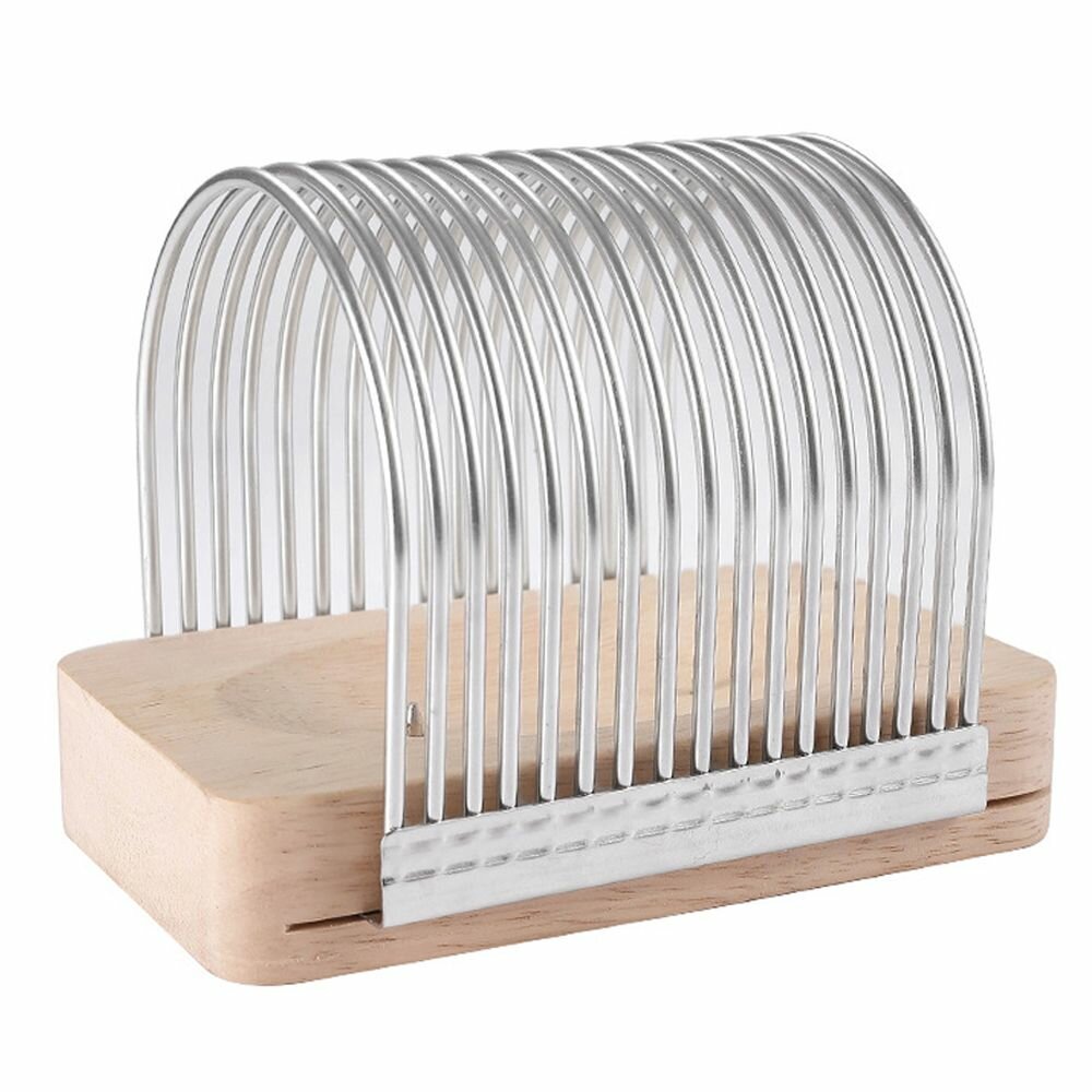 Деревянная хлеборезка для тостов и сэндвичей с функцией нарезки картофеля фри