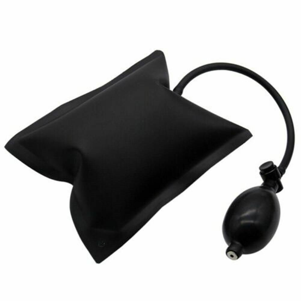 Надувная подушка для установки автомобиля, черная сумка с воздушным насосом, клиновидная подушка, ручной инструмент