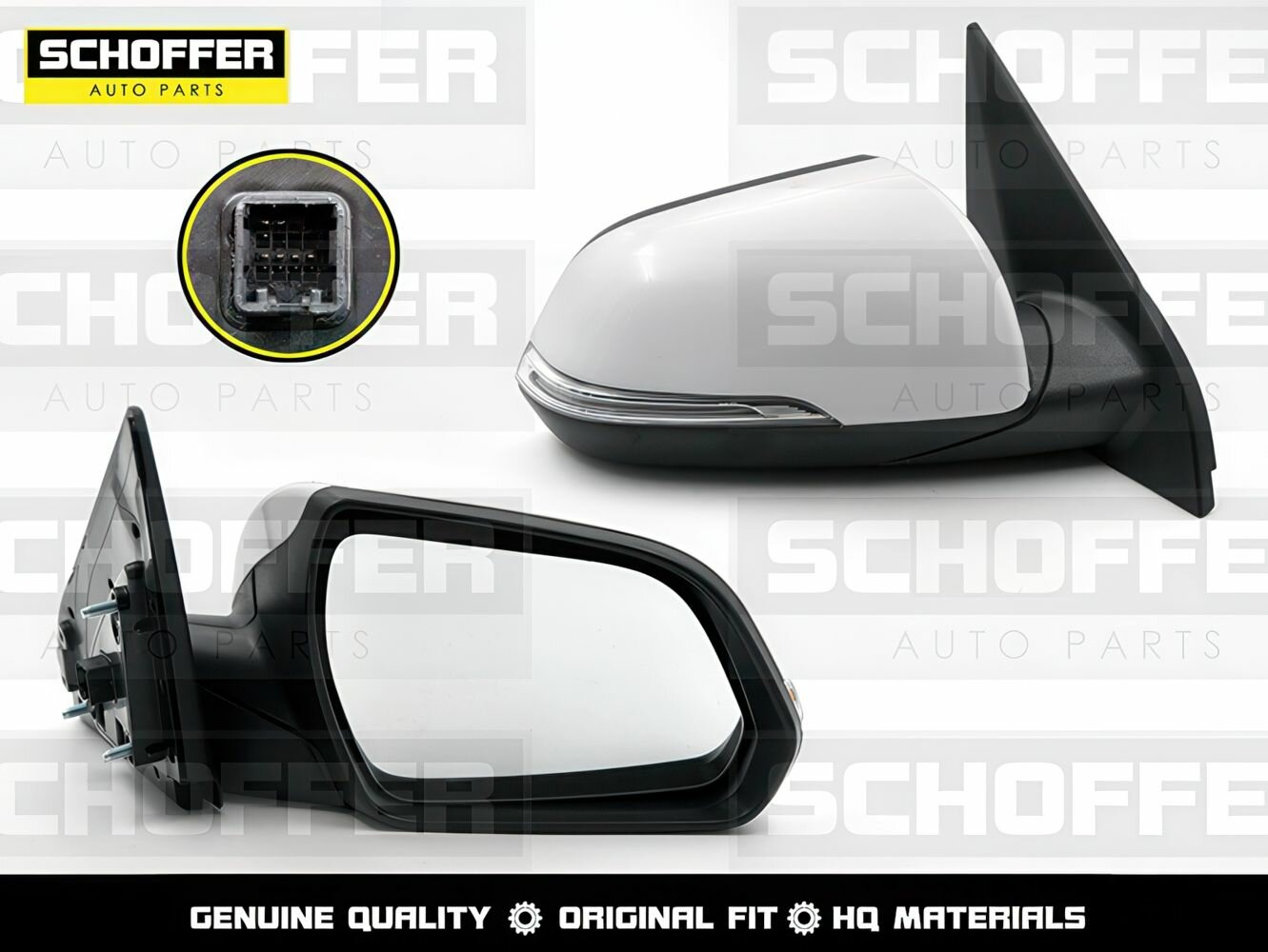 Зеркало правое, для Хендай Крета 2016-2021 Hyundai Creta 2016-2021, артикул SHF-13082, производителя SCHOFFER