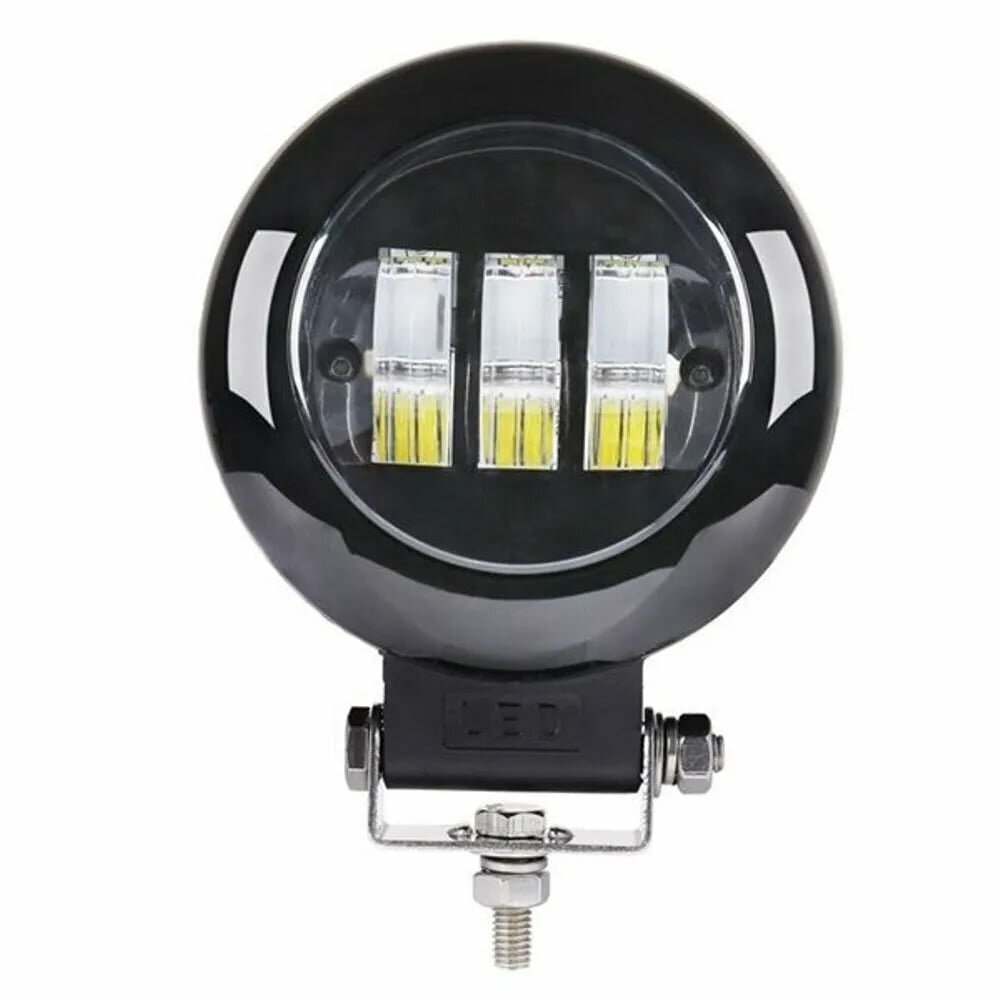 Автомобильная светодиодная фара ближнего света 30w круглая 12-24v 1шт