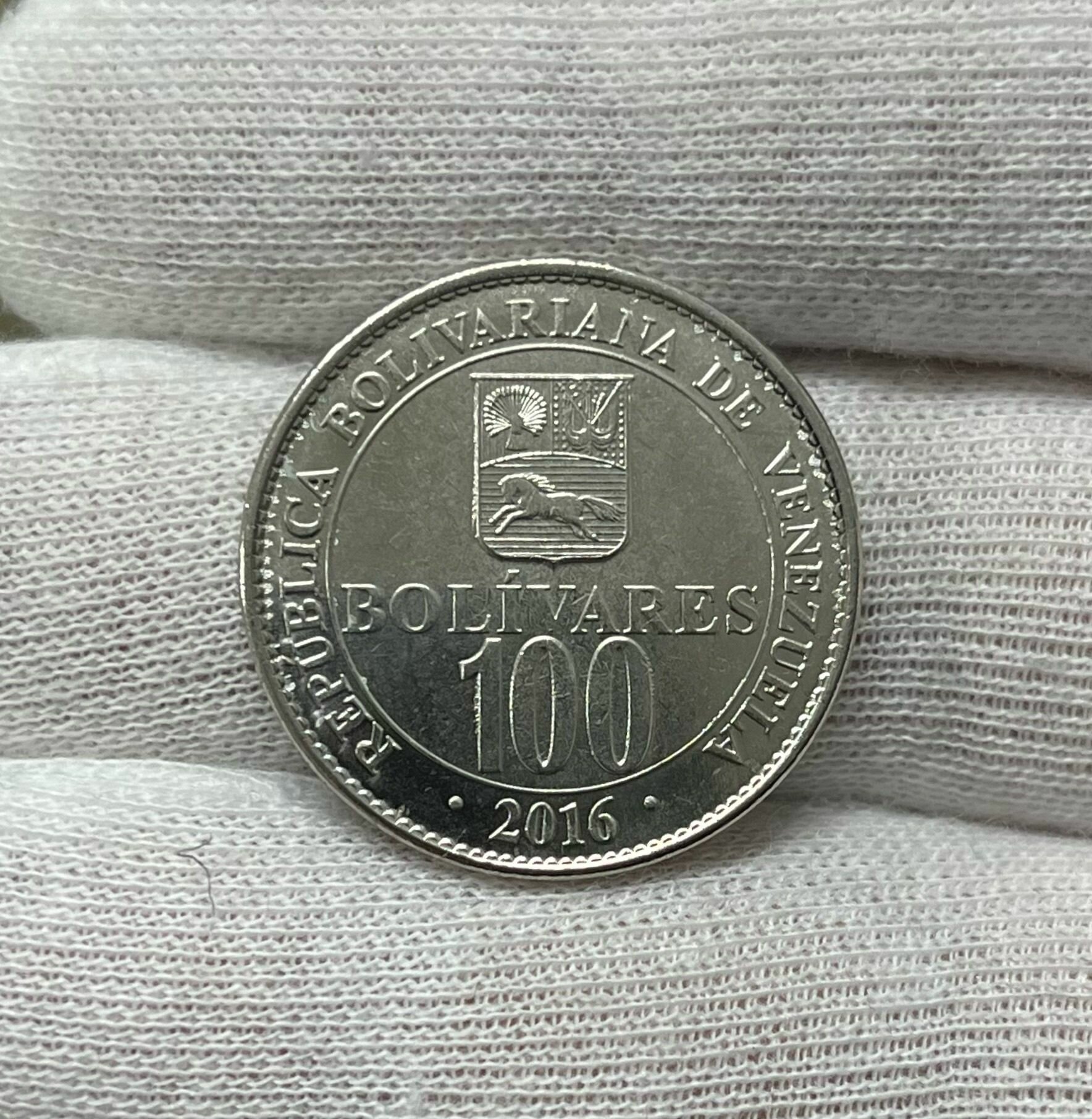 Венесуэла 100 боливар 2016 года UNC