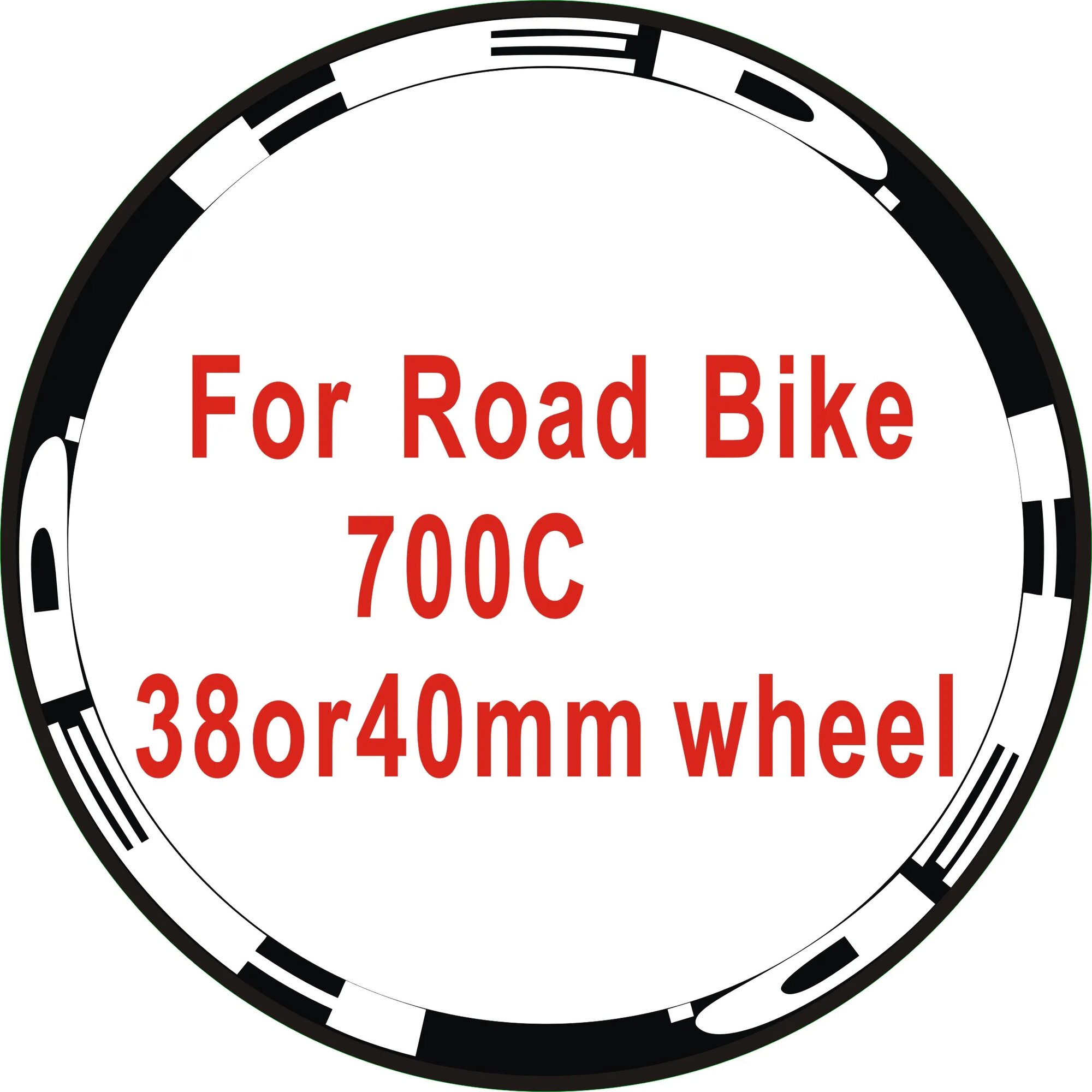 Наклейки на колеса HED 700c 4 цветов