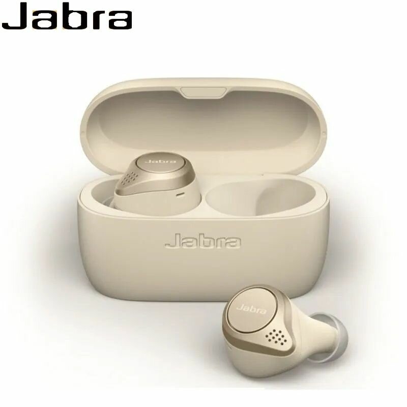 Наушники Jabra Elite 75T, вкладыши, Bluetooth 5.0, полуоткрытые, шумоподавление