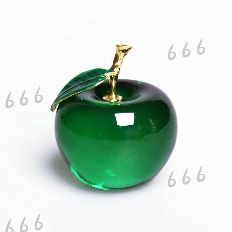 Хрустальное яблоко, украшения, подарки, мир, праздник, творческие украшения