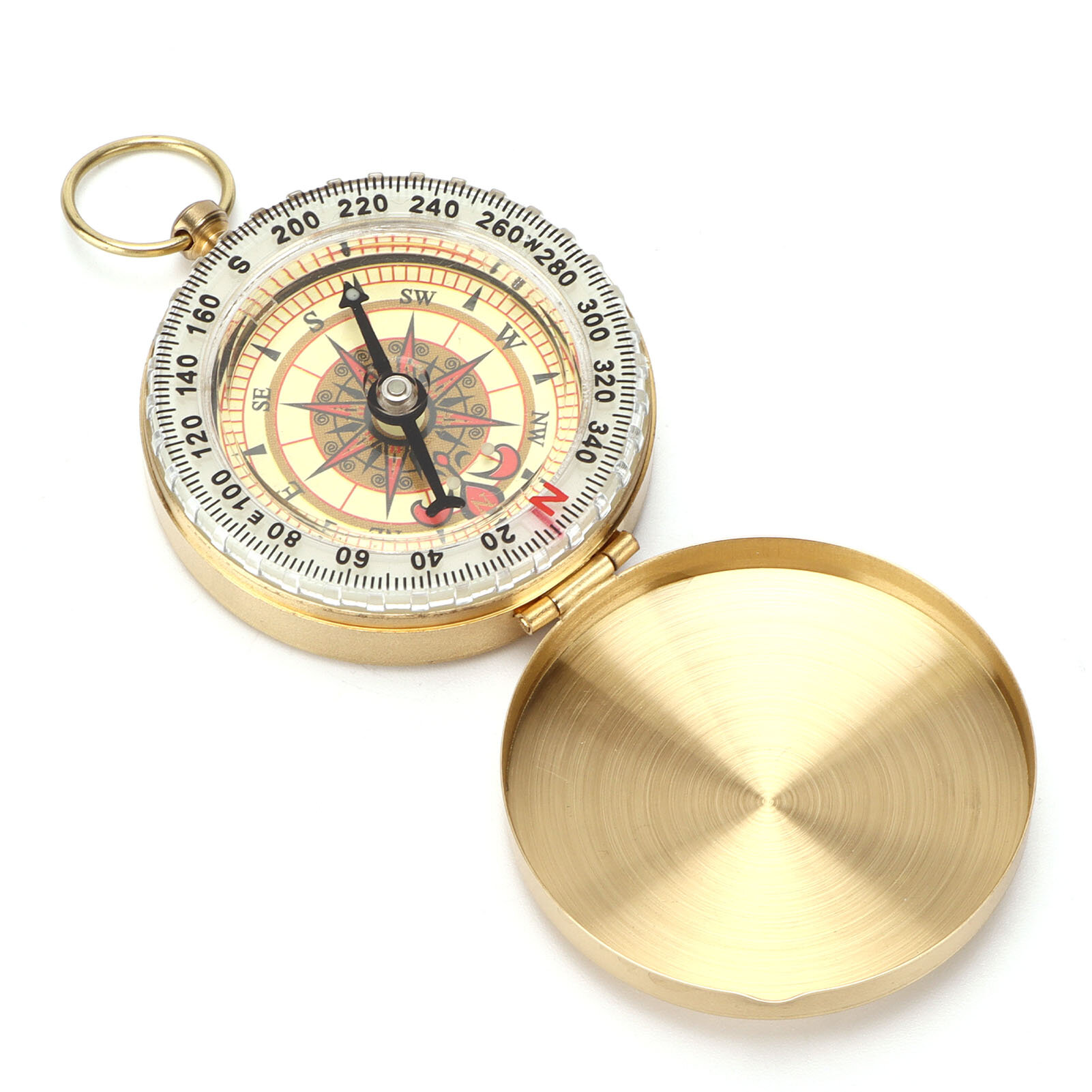 Компасный медный световой вращающийся водонепроницаемый направление указывает оборудование для походов на открытом воздухе