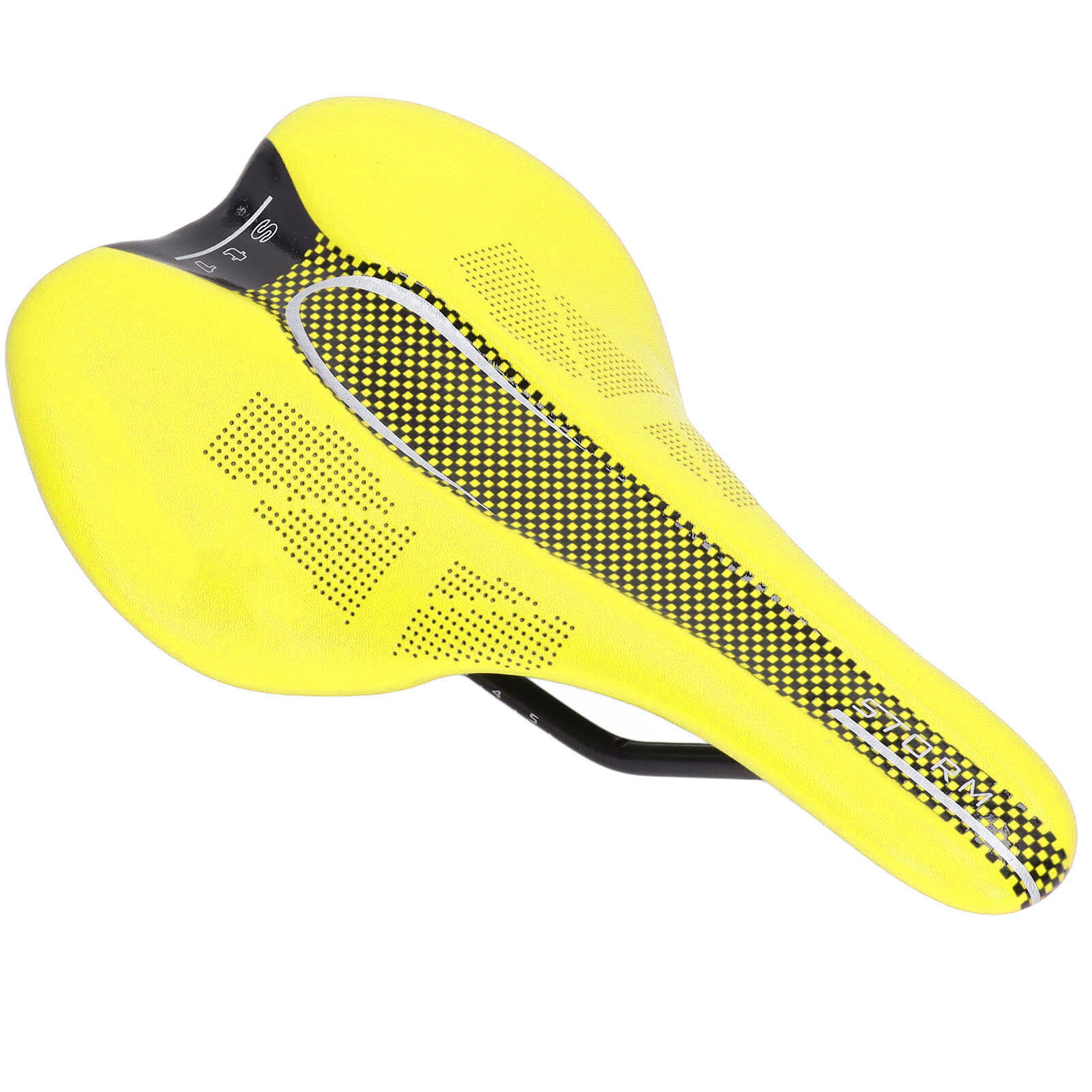 Mountain Bike Saddle Microfiber Leather Ultralight Soft Seat Cushion for Road Bicycle Yellow
