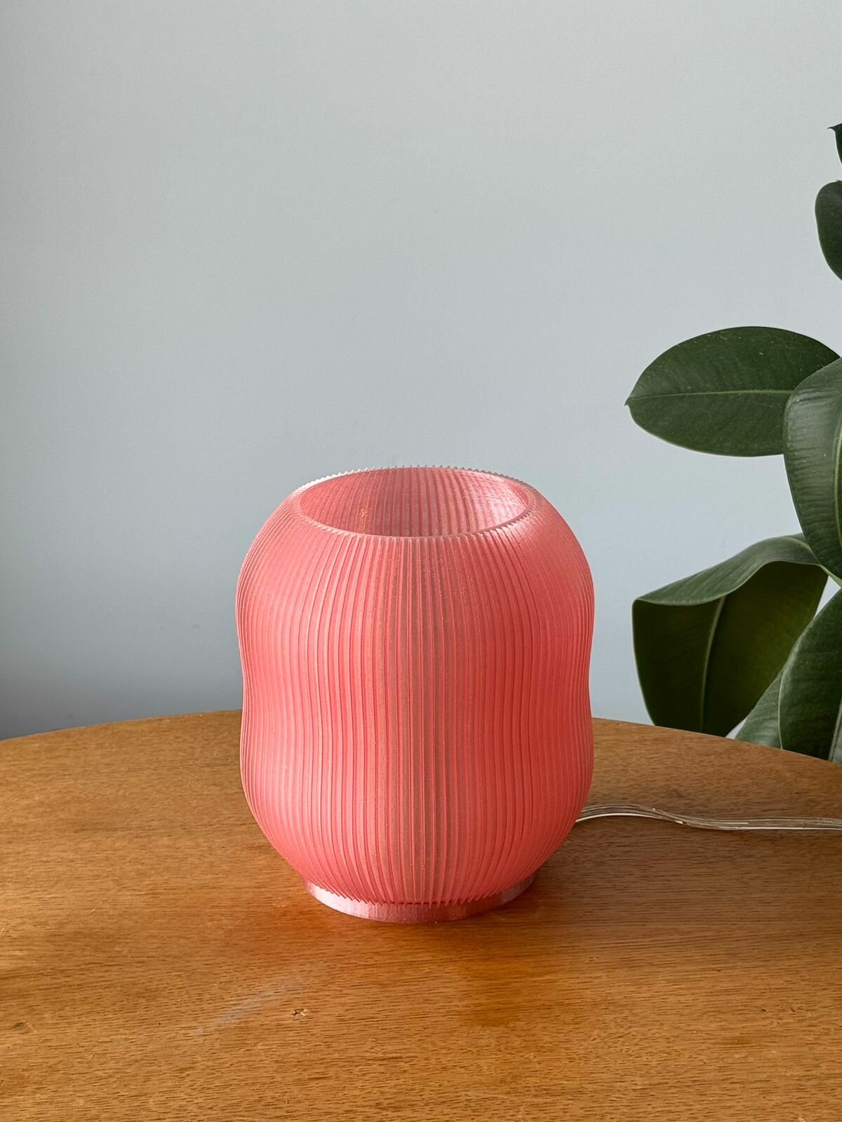 Настольная лампа-светильник Розовый