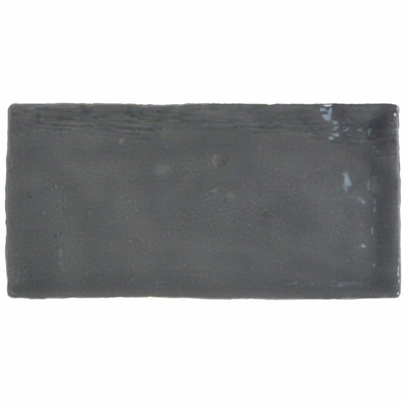 Плитка керамическая Monopole "New Country Asfalt", 7,5 х 15 см, глазурованная, асфальт,44шт,0.5кв. м