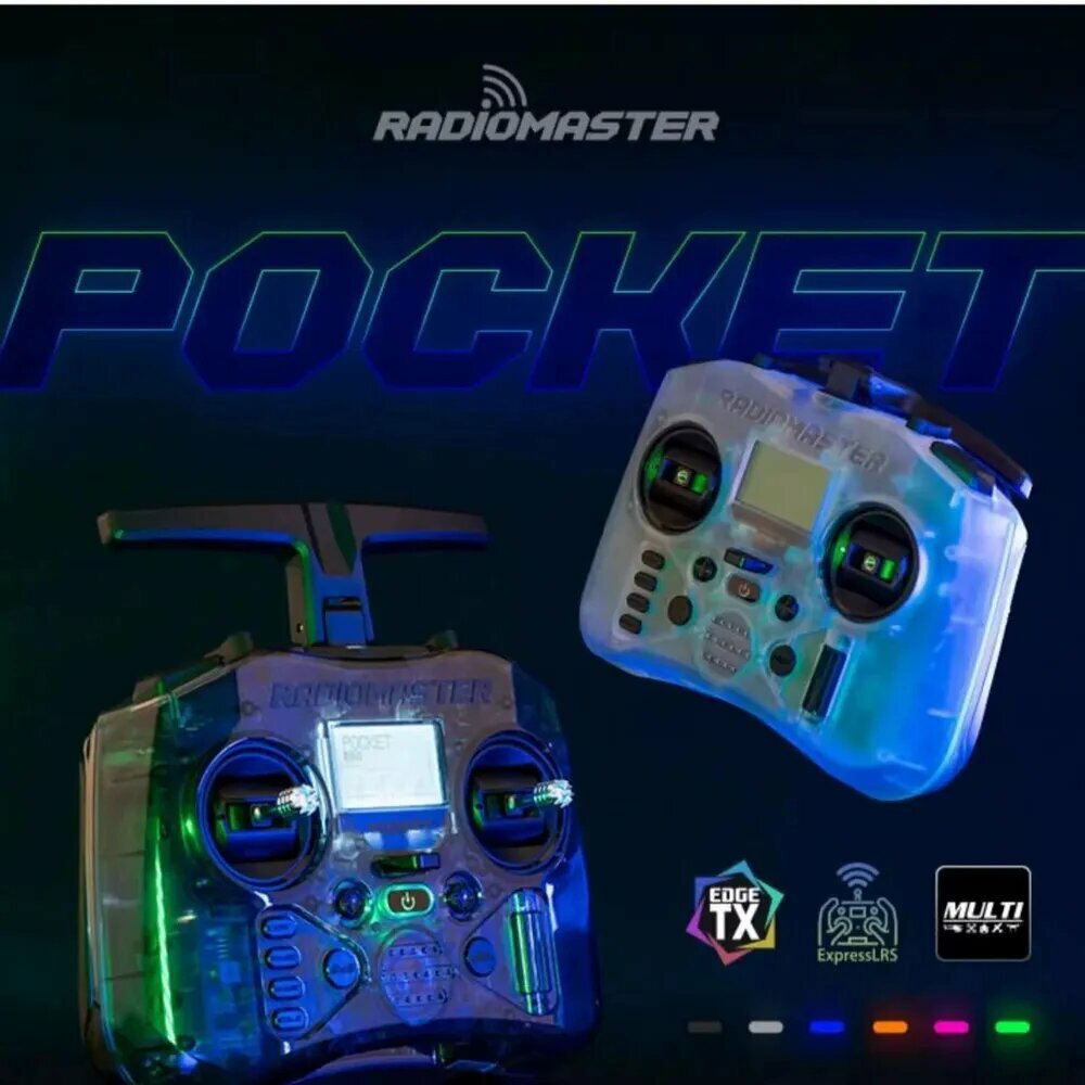 Карманный передатчик RADIOMASTER Pocket Hall LBT M2, пульт дистанционного управления для RC FP Протокол CC2500
