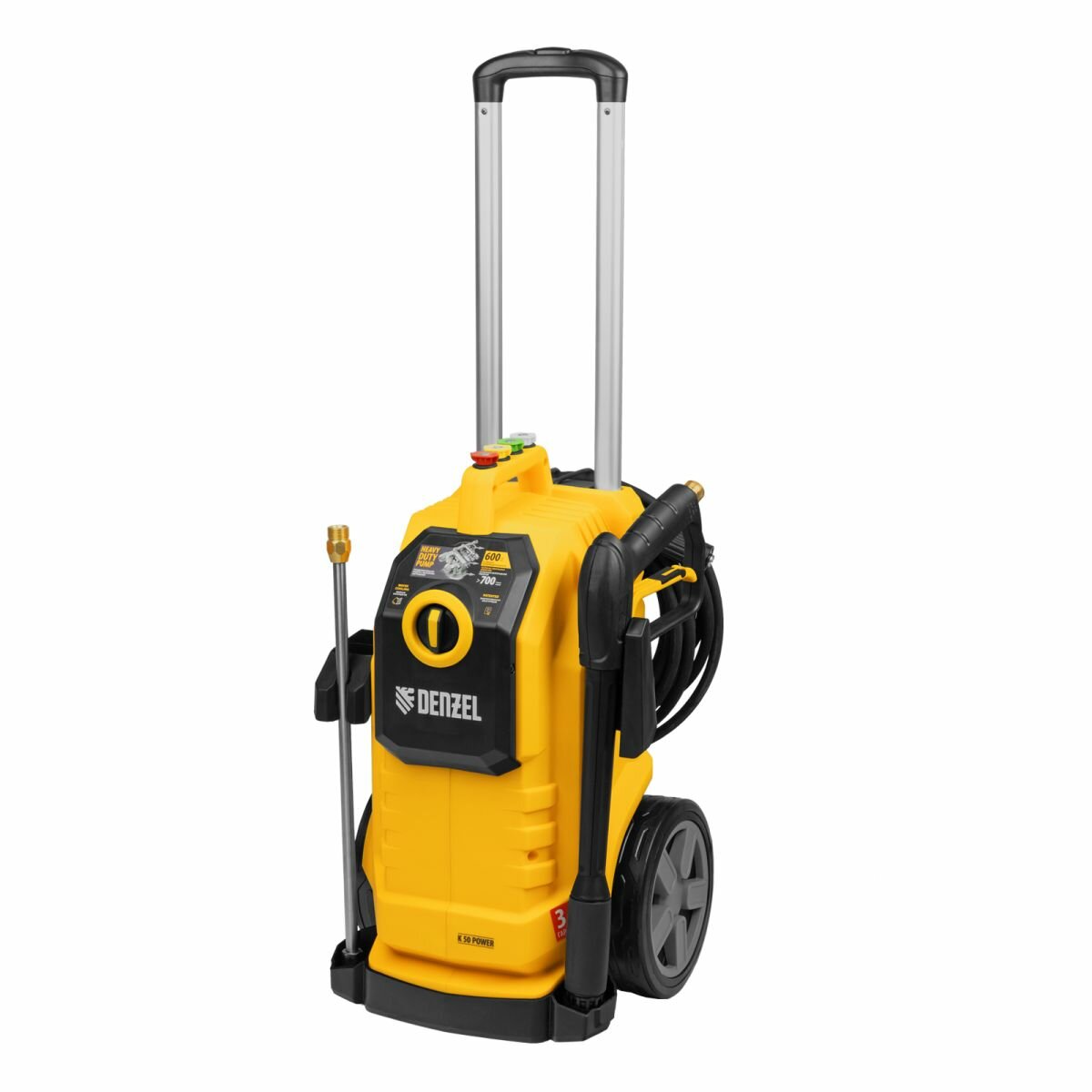 Моечная машина высокого давления DENZEL K 50 Power, 2100 Вт, 150 бар (58271)