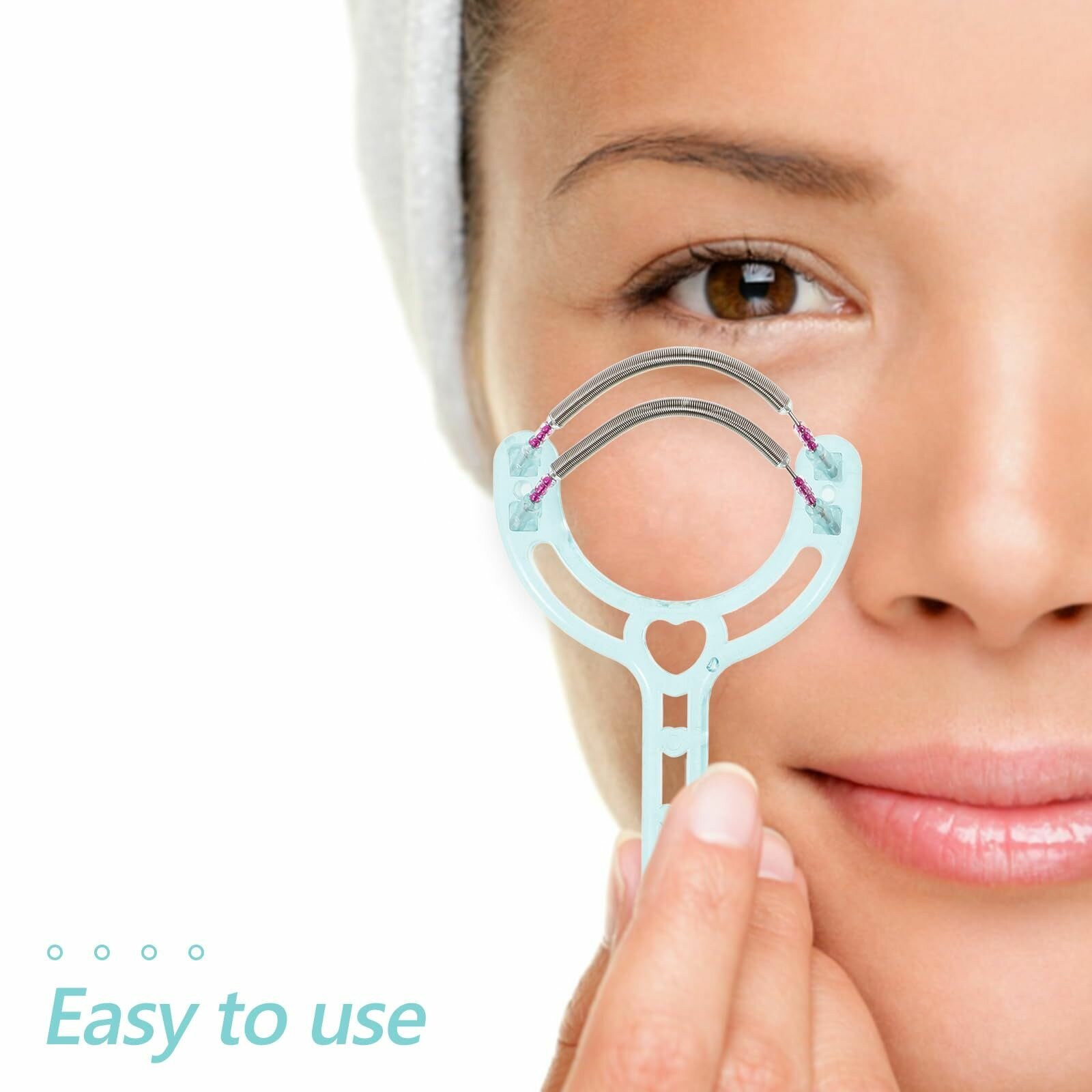 Эпилятор , для лица, зеленый, металлический пинцет, возможность промывки