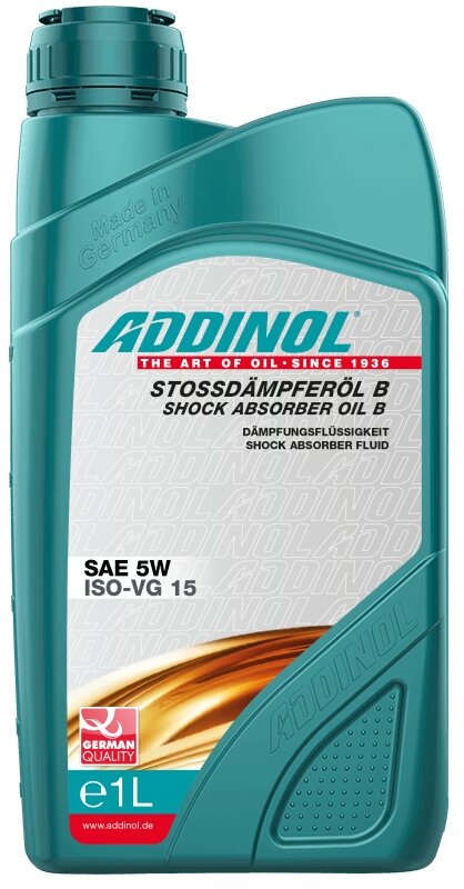 Амортизаторное и вилочное масло ADDINOL Stossdaempferoel В минеральное, 1 л.