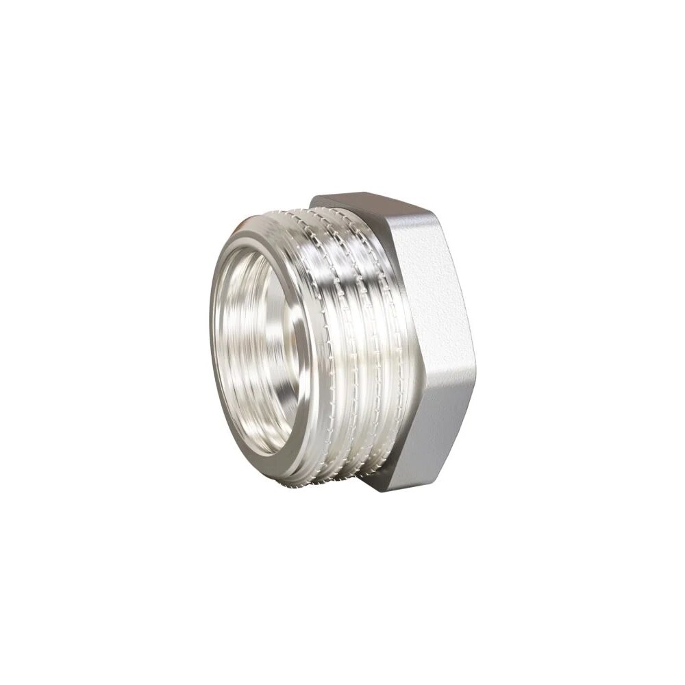 Футорка LD Pride, латунная с никелевым покрытием, внутренне‑наружное соединение, бытовой тип