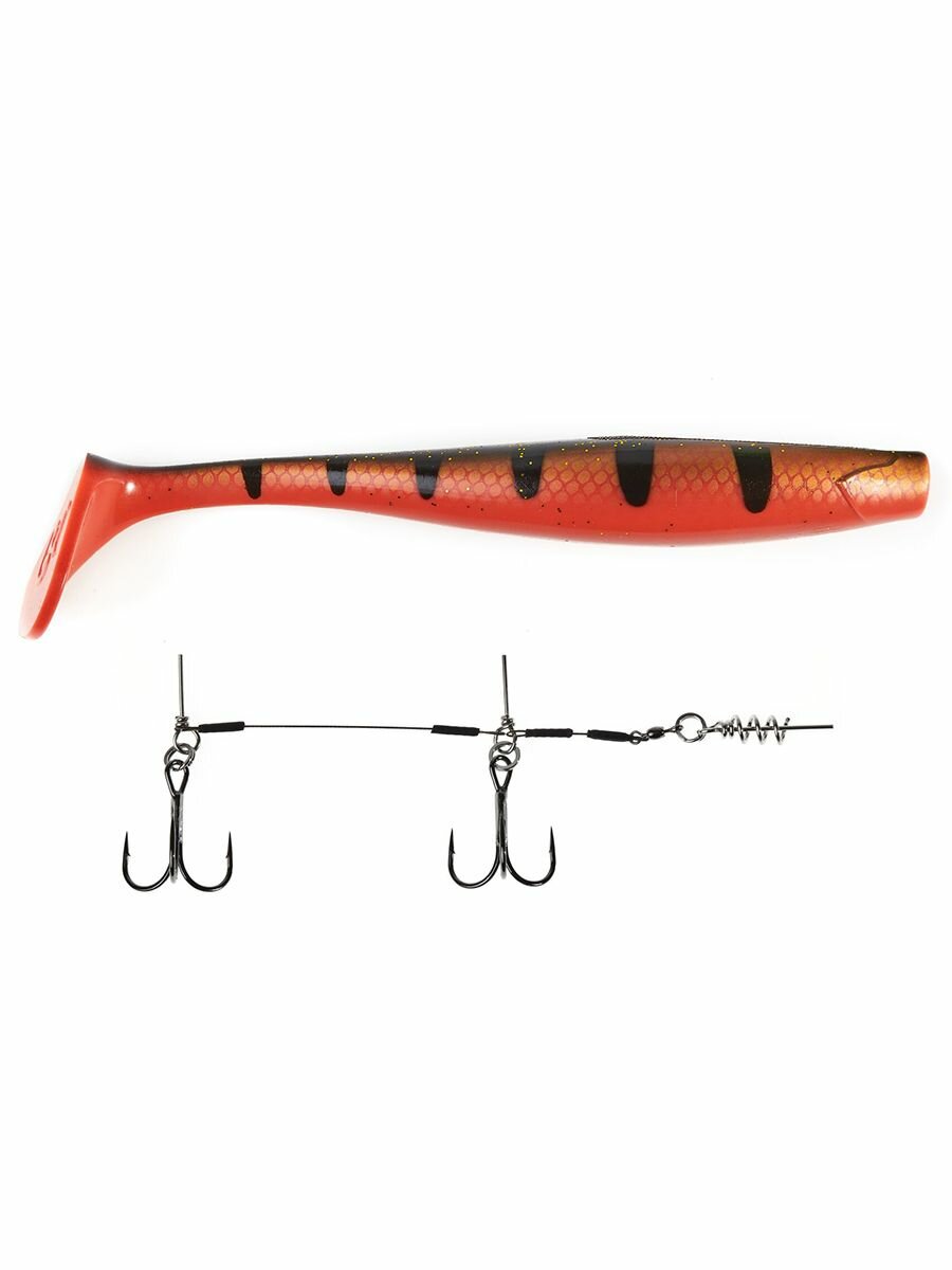 Виброхвост LJ 3D BBS Series KUBIRA SWIM SHAD 9,0in (22,86)/PG22 1 шт. в упак.+Stinger L