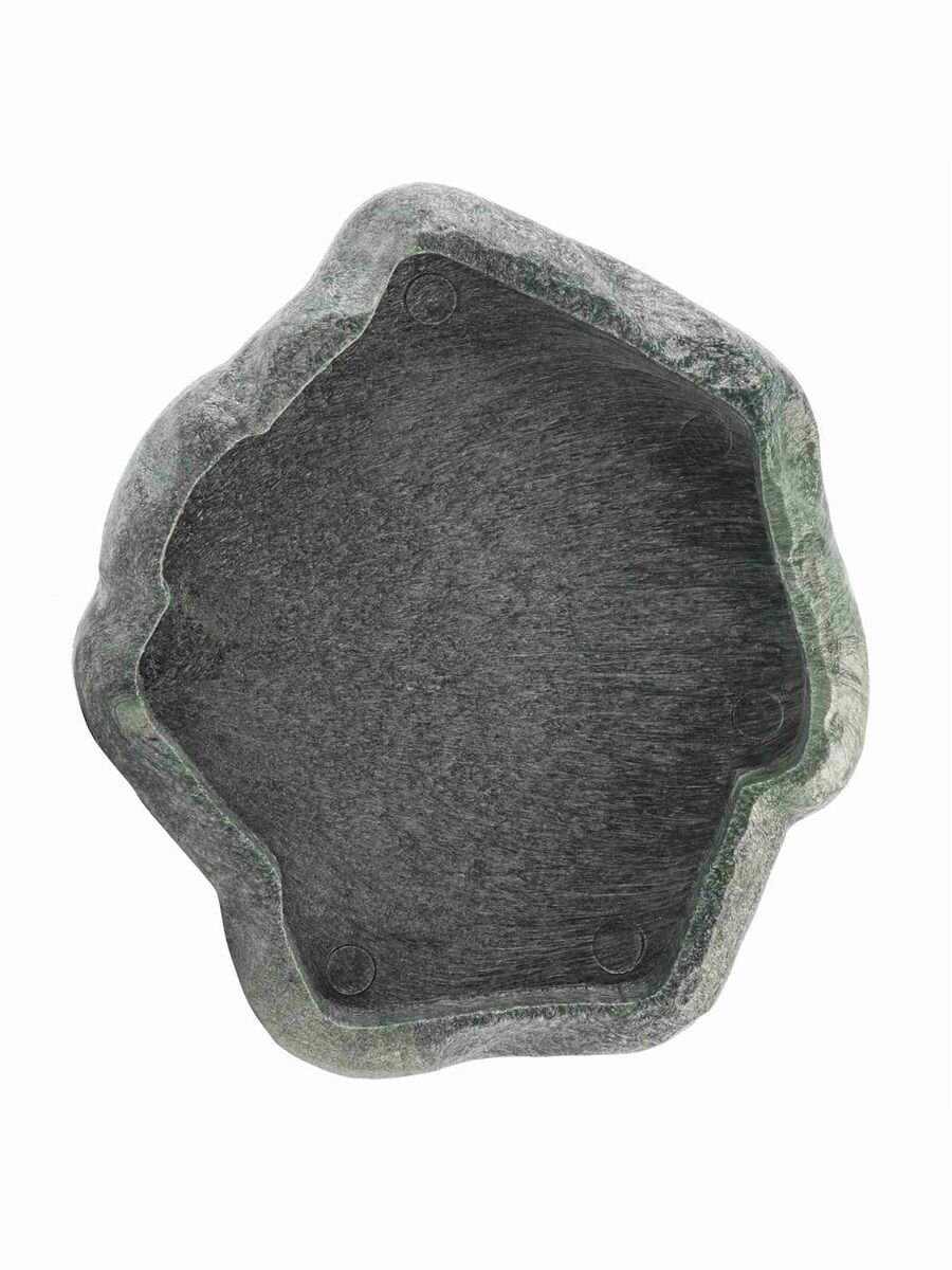 Кормушка для еды и воды из зеленой смолы в виде черепахи и ящерицы, прочная конструкция из камня для домашних рептилий