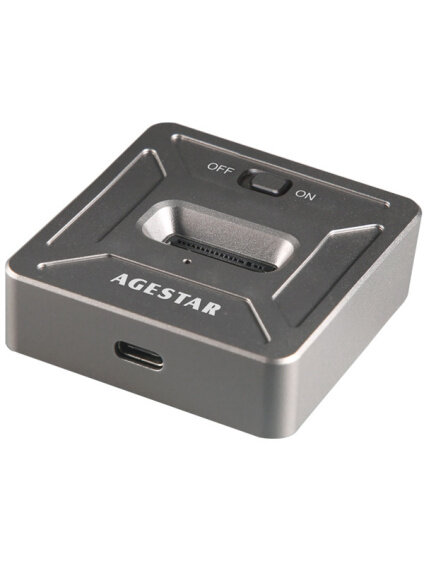 Док-станция для SSD AgeStar 31CBNV1C NVMe серый