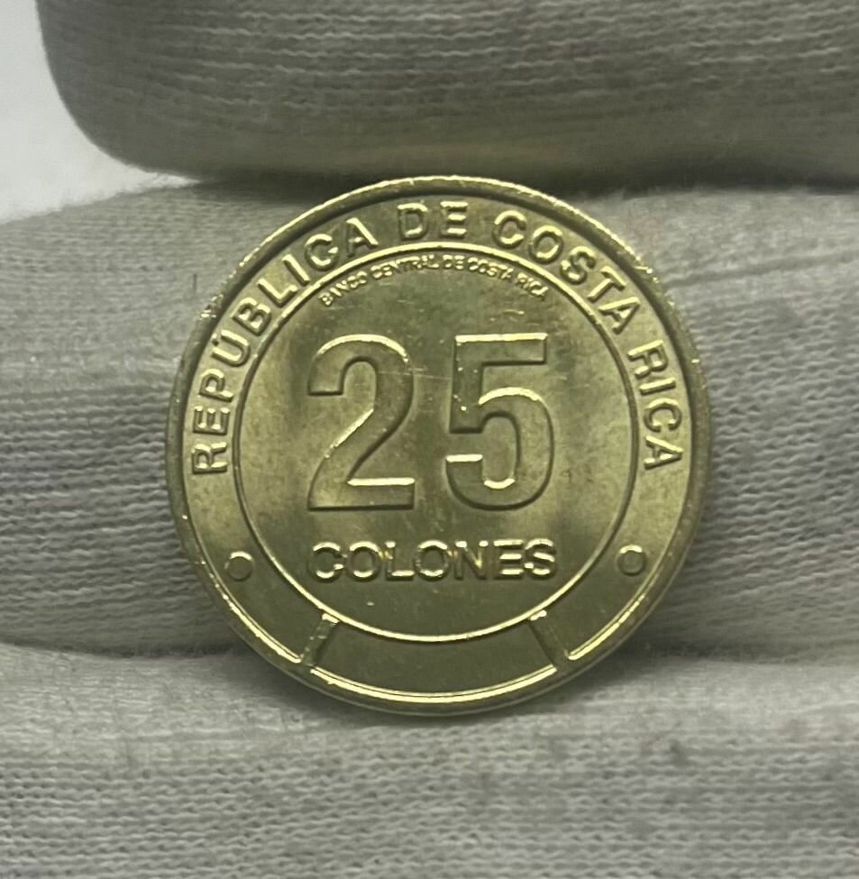 Коста-Рика 25 колонов 2023 года Лимон UNC