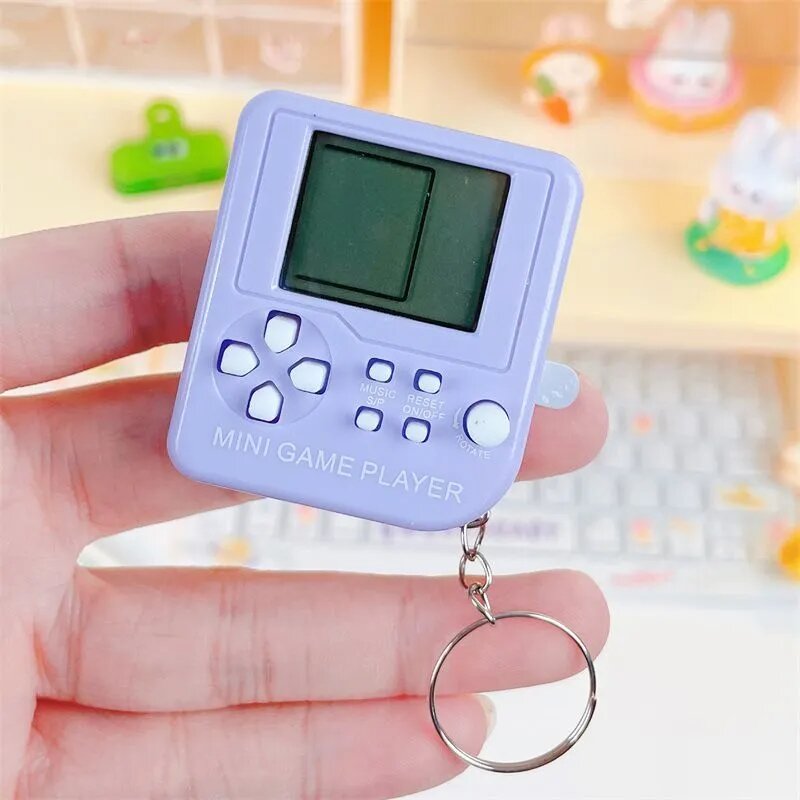 Игрушечный автомат "Тетрис", Мини, Брелок, Прозрачная панель,1 шт