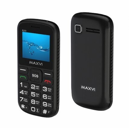 Сотовый телефон MAXVI B201 черный