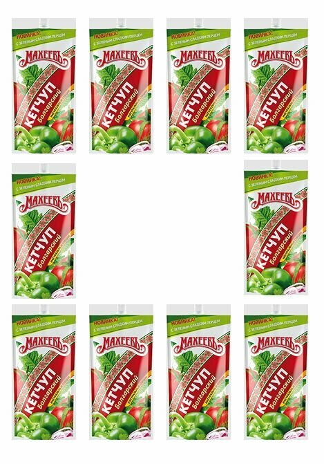Махеевъ Кетчуп Болгарский, дой-пак, 500 г, 10 шт