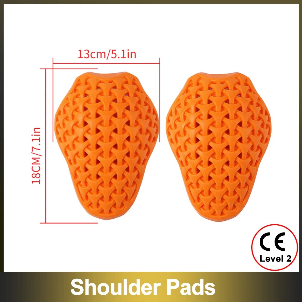 Сертифицированный WOSAWE CE Комплект Мотоциклетной Брони - Противоударная Защита Позвоночника, Спины, Плеч, Локтей, Груди, Бедра