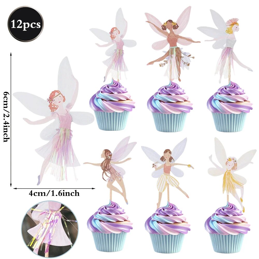 Сказочное украшение на первый день рождения, золотой блестящий баннер на день рождения, скатерть, детская сказочная цветочная тематическая вечеринка, товары для декора для детского душа