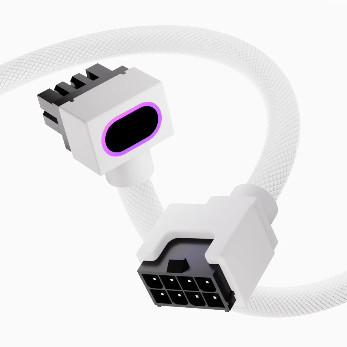 8-контактный удлинительный кабель процессора для ПК CPU-White