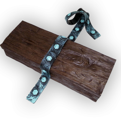 Ремень Имитация Полосы Кованного Металла Уникс М Патина 950х40х7мм для Маскировки Стыков.