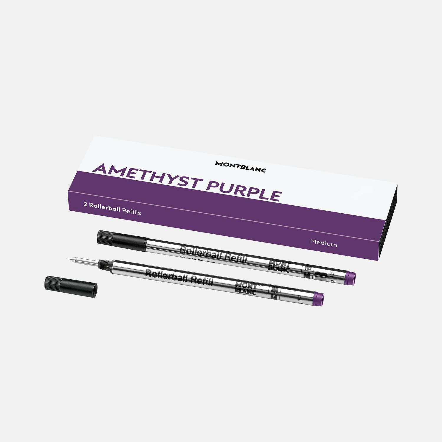 Mont Blanc - 128236 - 2 refill per roller medi, Amethyst Purple (viola)