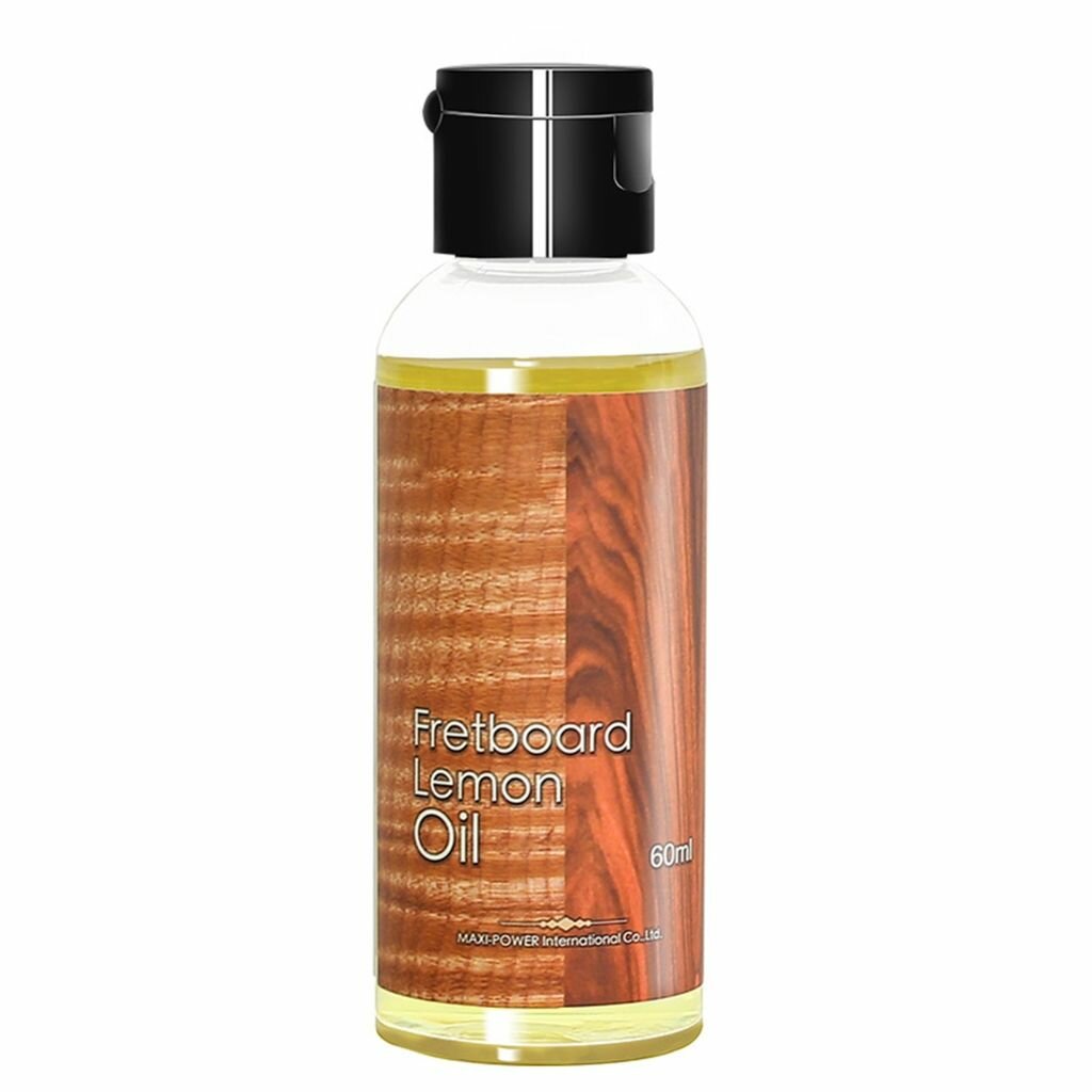 Уход за накладкой гитарного грифа с лимонным маслом для очистки и полировки